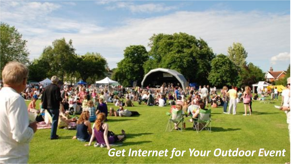 Getting Internet for your outdoor events | 'Monomousumi'
