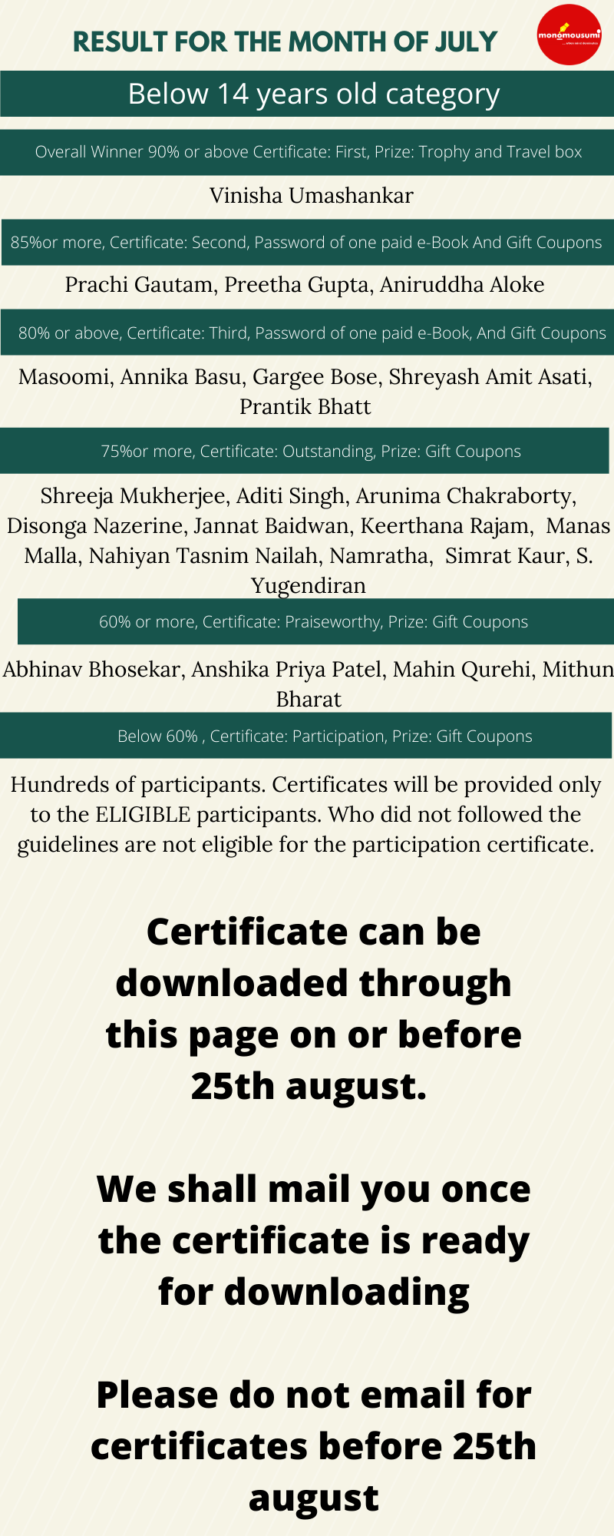 Announcement of Result of Essay Competition | 'Monomousumi'