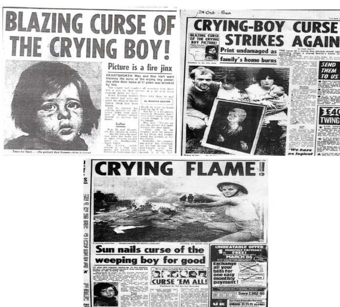 Mystery of Crying Boy Painting | 'Monomousumi'