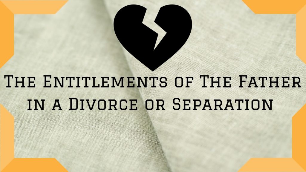 What is a Father entitled to during a divorce? | 'Monomousumi'